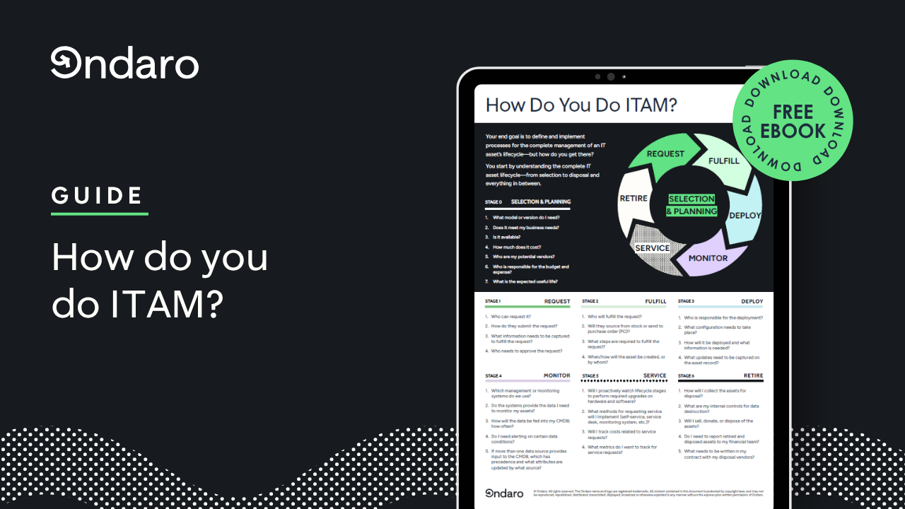 Unlock the secrets to IT asset management success: Download the guide “How do you do ITAM?”